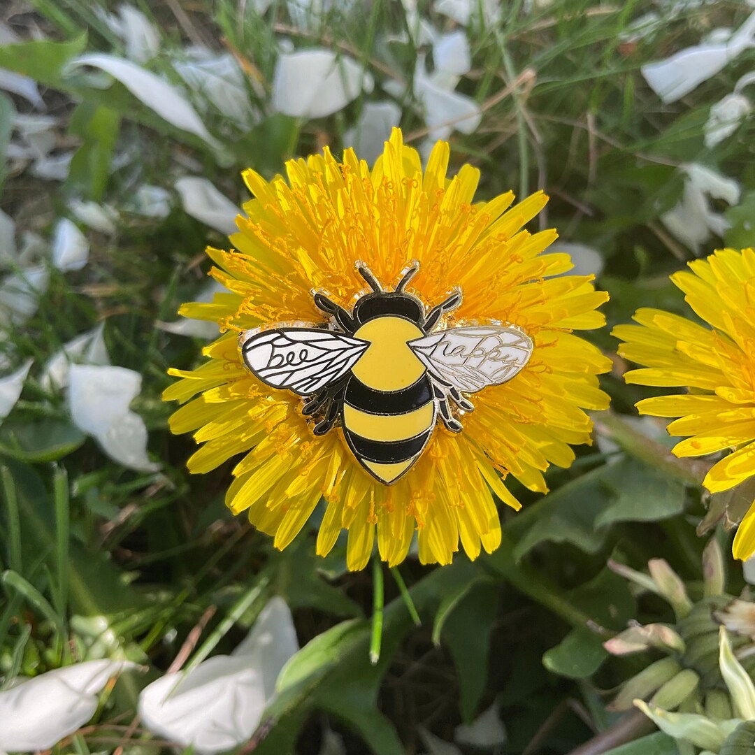 Honey Bee Hard Enamel Pin | 1 Inch | A Grade | B Grade | Bee Keeper ...