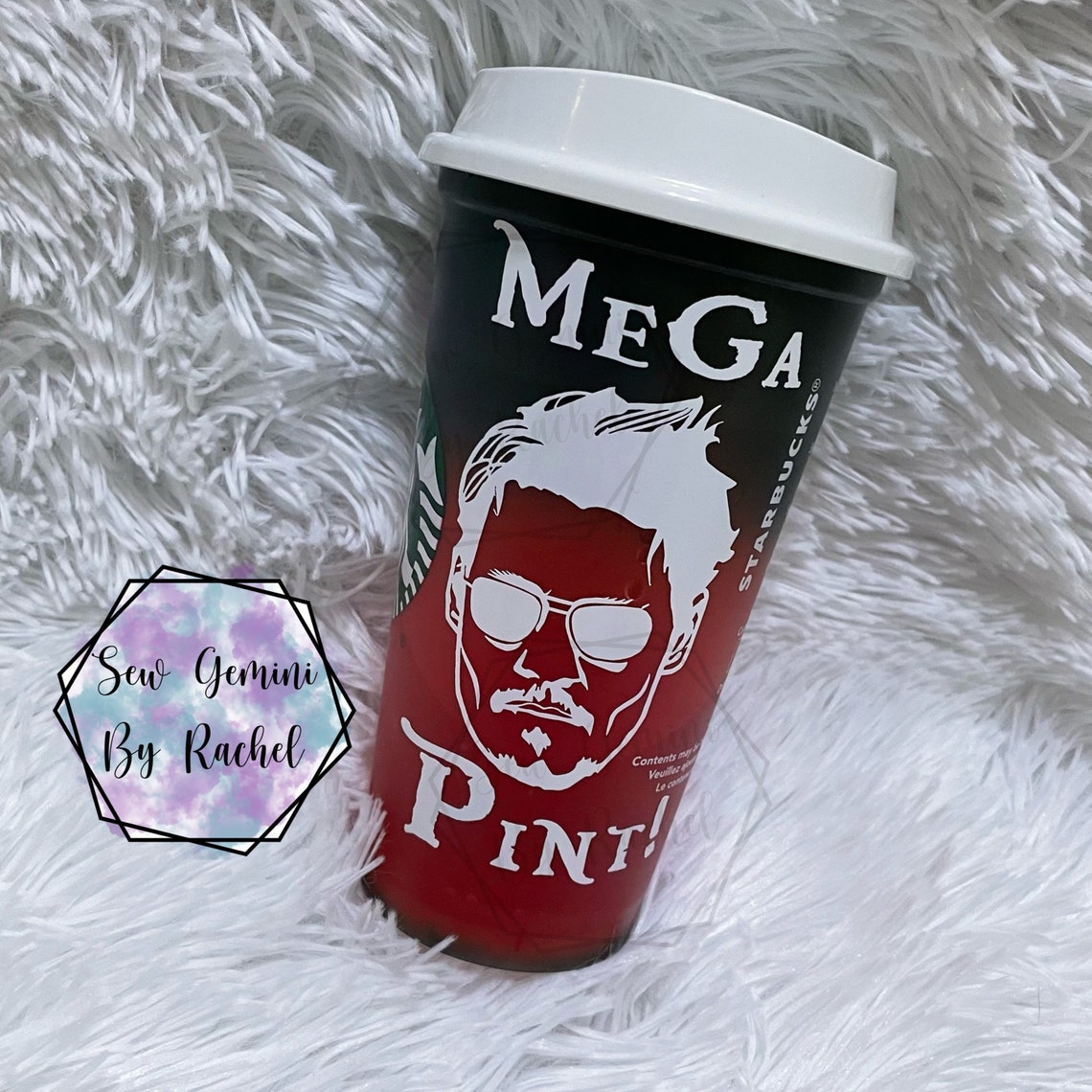 Mega Pint Starbucks Tumbler Mega Pint Color Changing Tumbler - Etsy