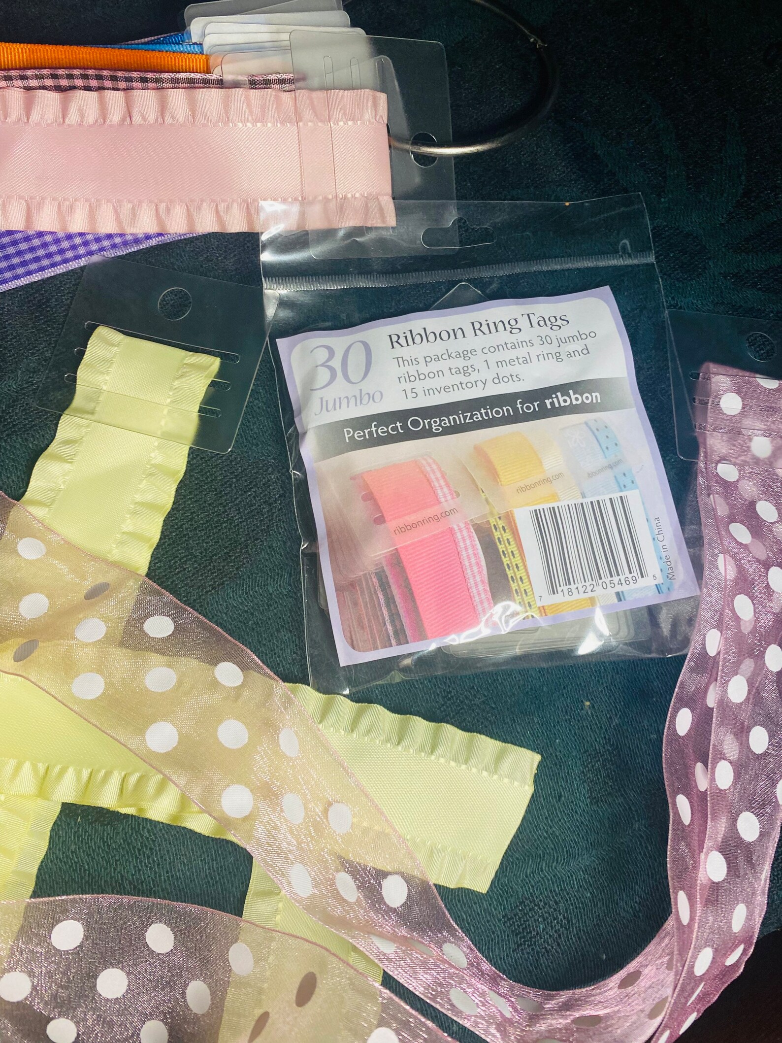 Jumbo Tag Ribbon Ring Kit - Etsy