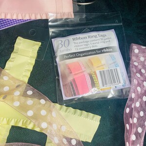 Jumbo Tag Ribbon Ring Kit - Etsy