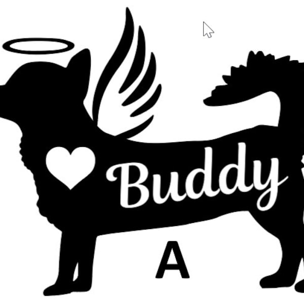 Chiweenie Decal - Etsy