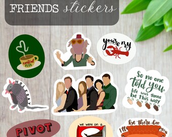 Friends Sticker Pack | Etsy