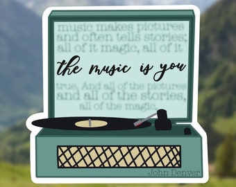 John Denver Sticker - Etsy