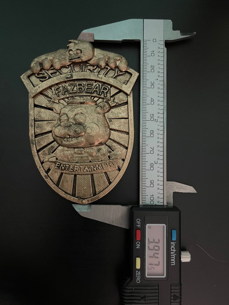 Five Nights at Freddy's Security Badge Prop - Etsy