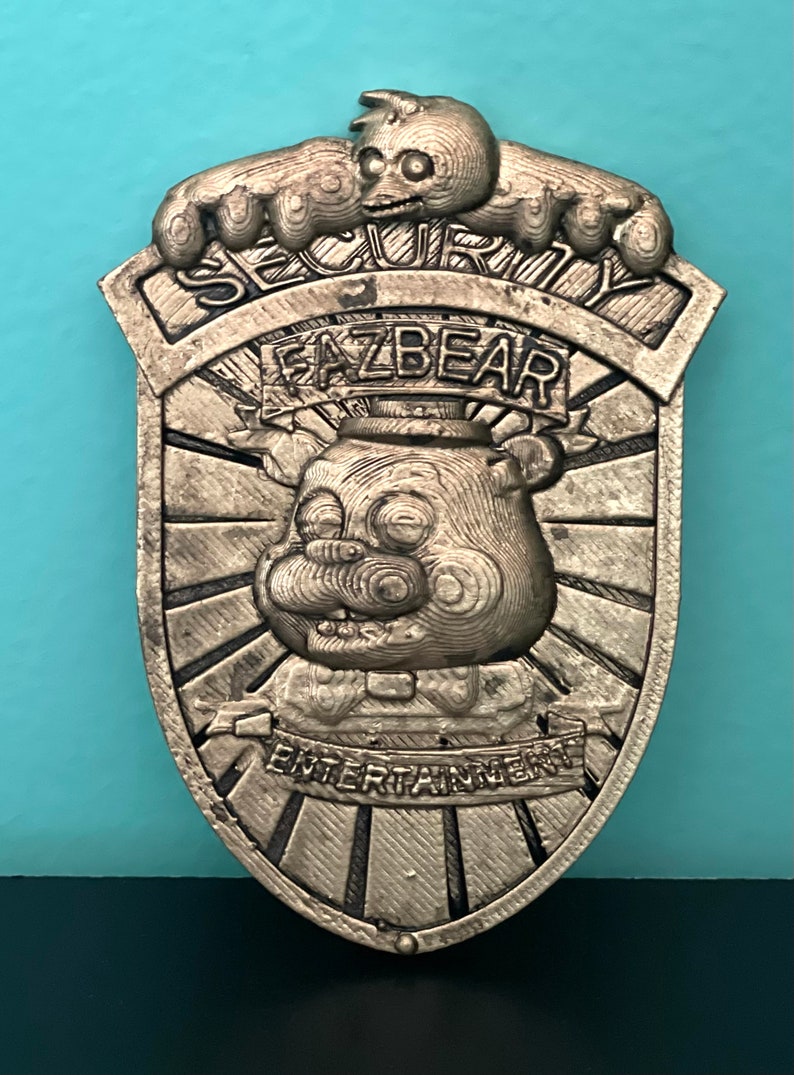 Five Nights at Freddy's Security Badge Prop - Etsy