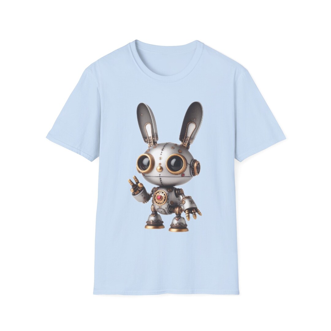 Peace Rabbit Unisex Softstyle T-shirt - Etsy