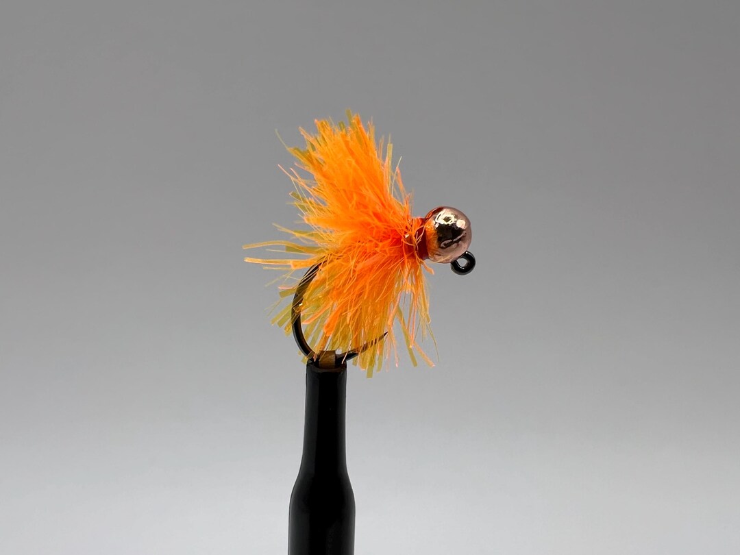 Euro Nymph: Fl Orange Flash Egg (3 Pack) - Etsy
