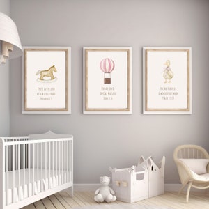 Christian Nursery Decor, Baby Bible Verse Wall Art, Watercolor Print ...