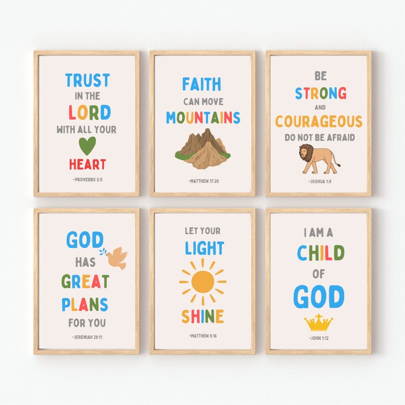 Bible Verse Posters - Etsy