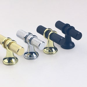 Kitchen Cabinet Pulls Knurled Knurl Handles Handle Knob T Bar Drawer ...