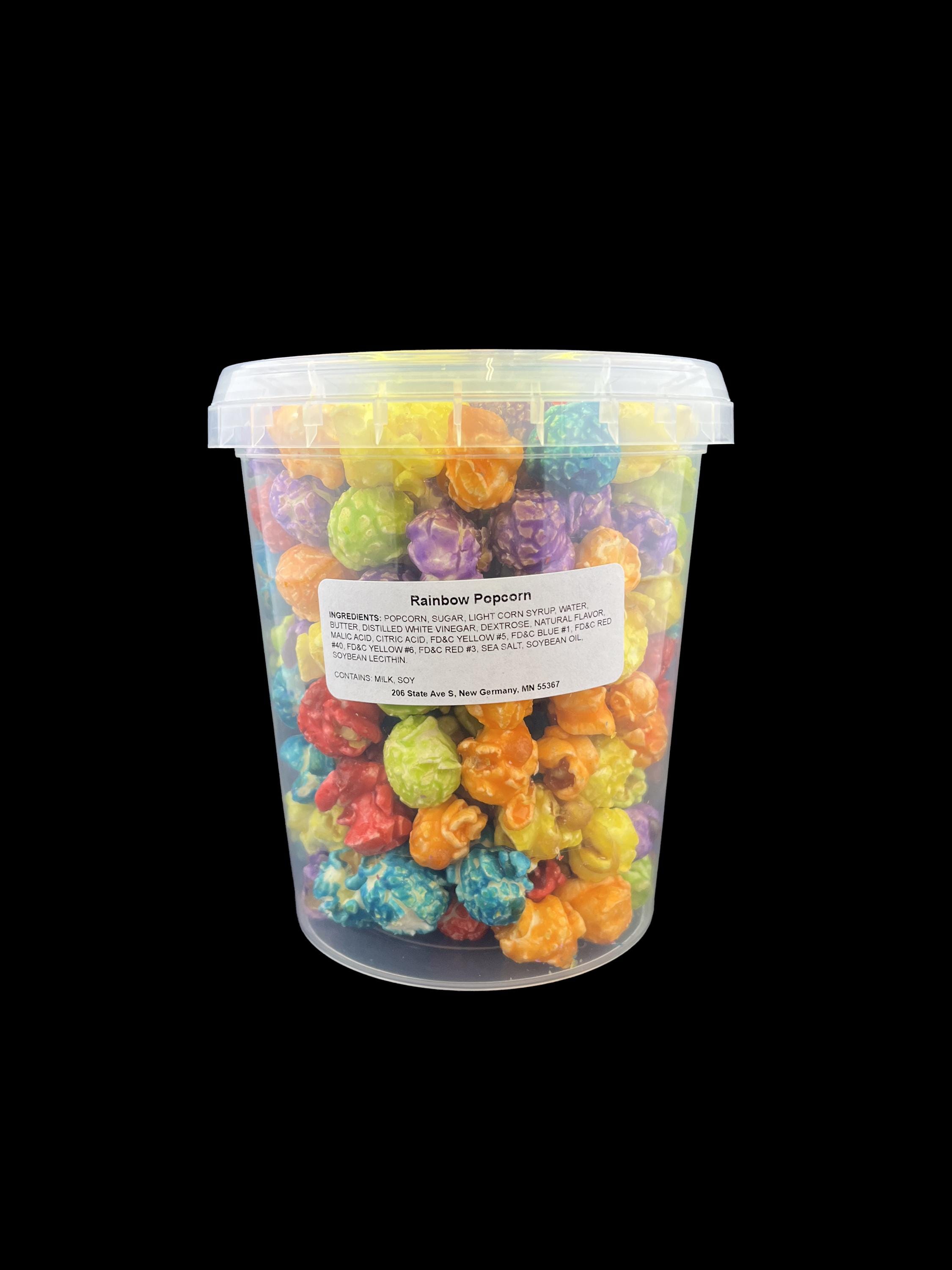 Rainbow Popcorn - A Colorful Burst of Fun and Flavor - Etsy