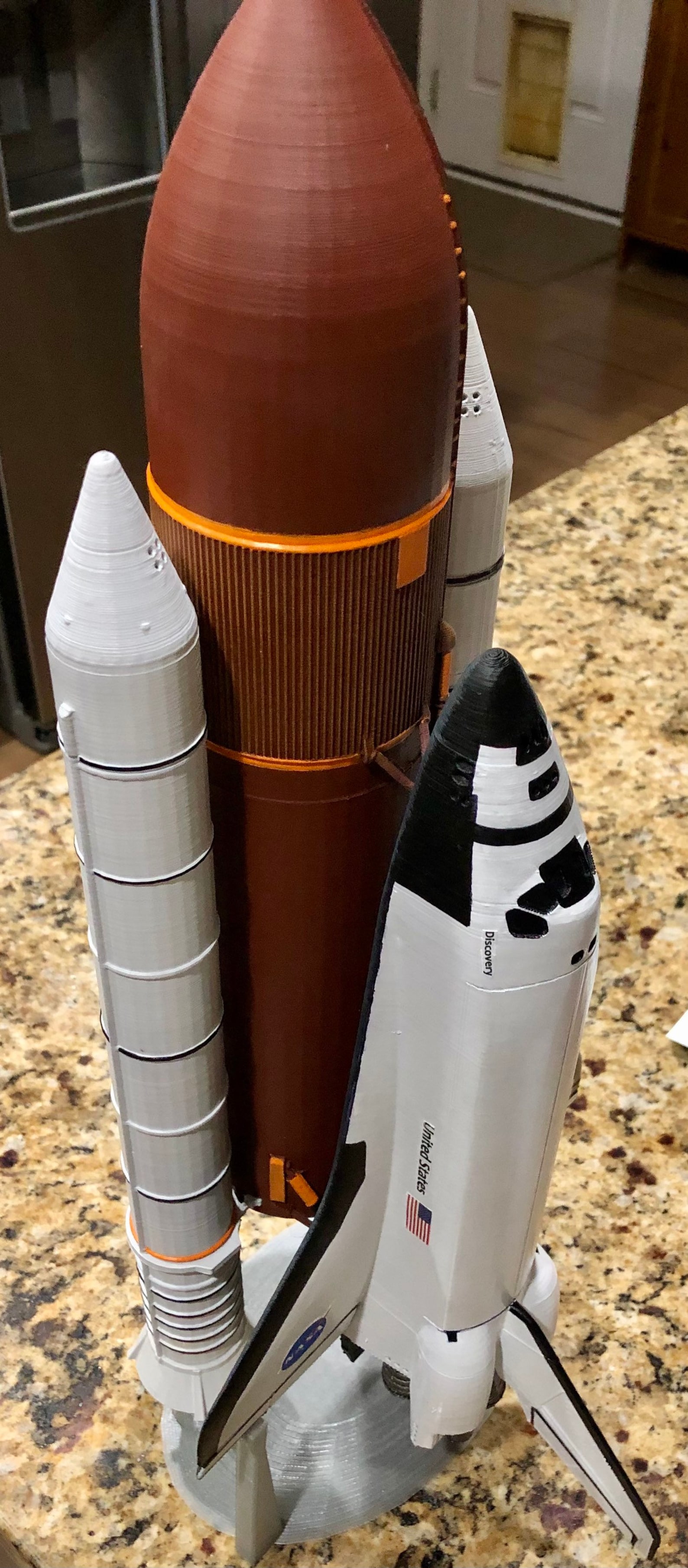 HUGE NASA Space Shuttle 3D Print assembled and Painted - Etsy UK