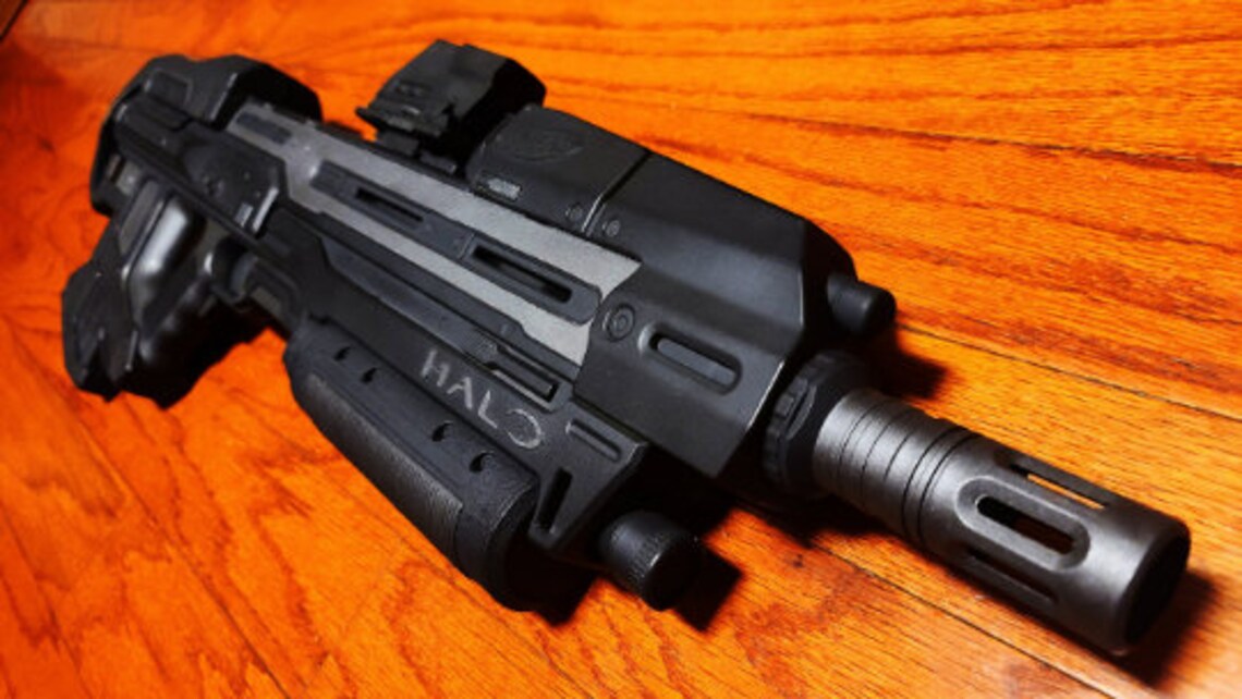 Nerf Halo MA40 ASSAULT RIFLE Motorized Dart Blaster custom | Etsy