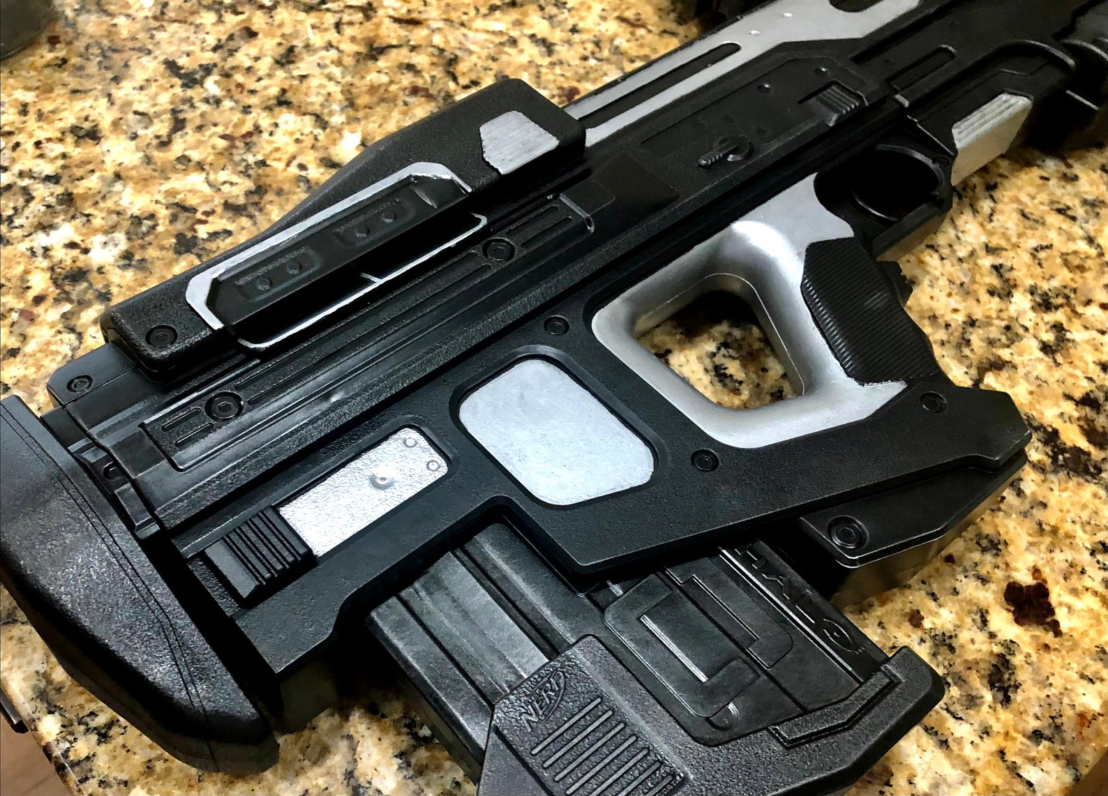 Nerf Halo MA40 ASSAULT RIFLE Motorized Dart Blaster Custom - Etsy Israel