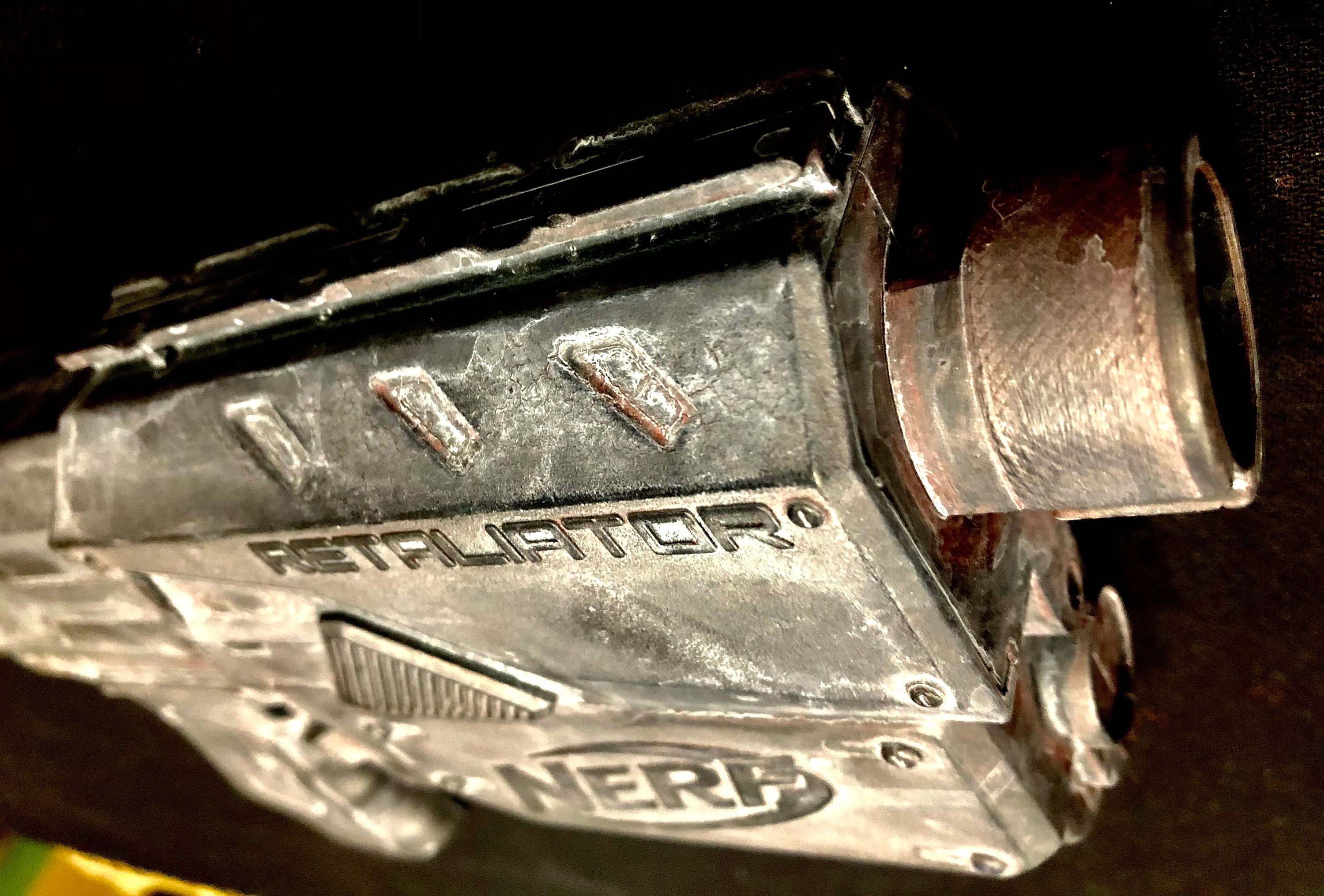 Nerf N-strike Retaliator extreme Weathering Custom Blaster - Etsy