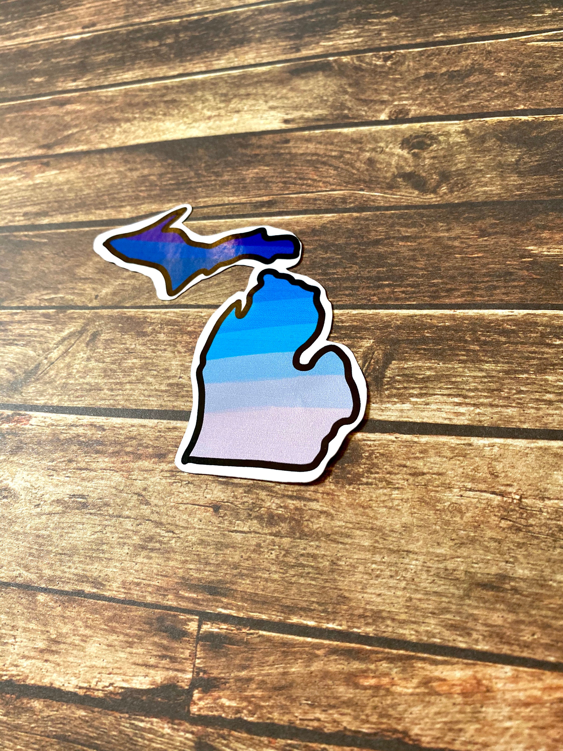 Pure Michigan Sticker Pack Glossy Stickers Laptop | Etsy