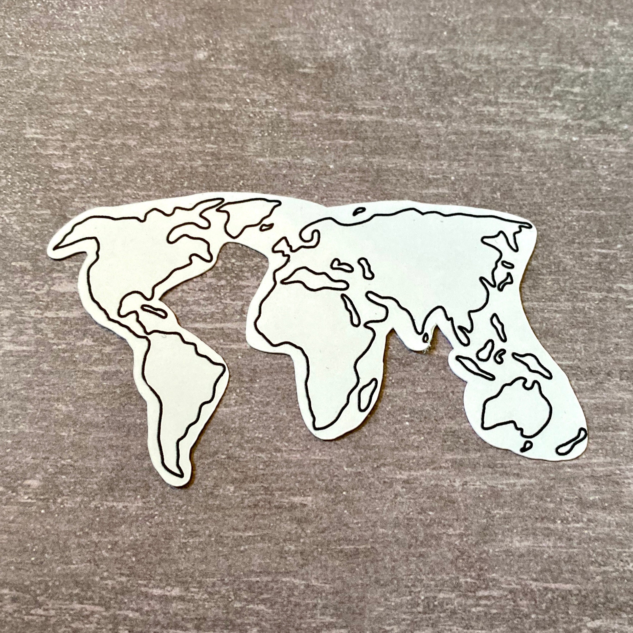 World Sticker Pack| Glossy Stickers | Laptop Stickers | Travel ...