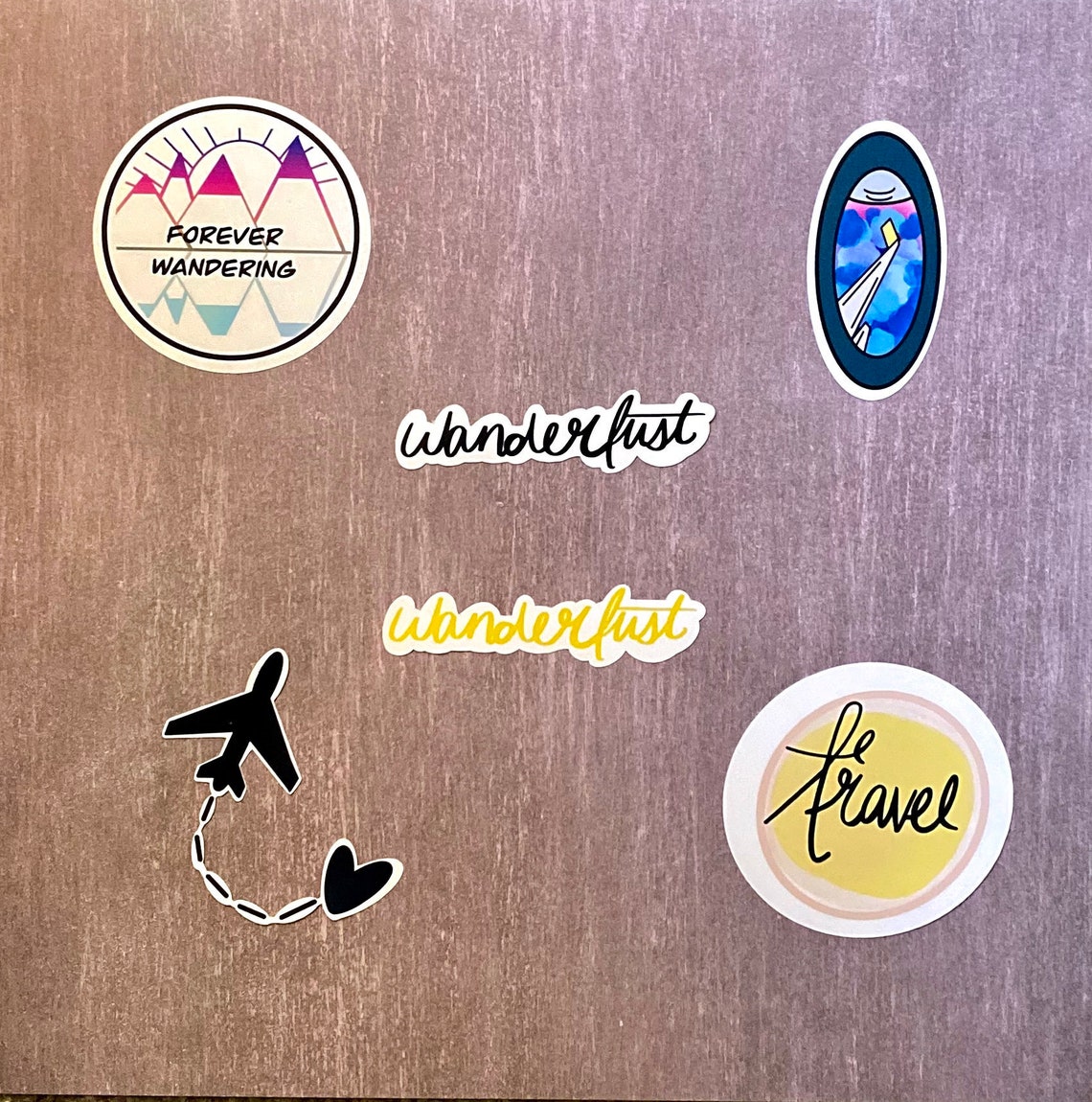 Forever Wandering Sticker Pack Glossy Stickers Laptop Stickers Fun ...