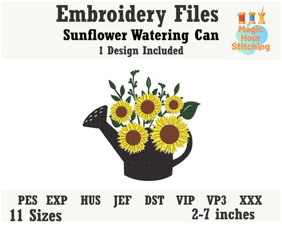 with sunflower flower embroidery pattern jef -478 exp Woman embroidery ...