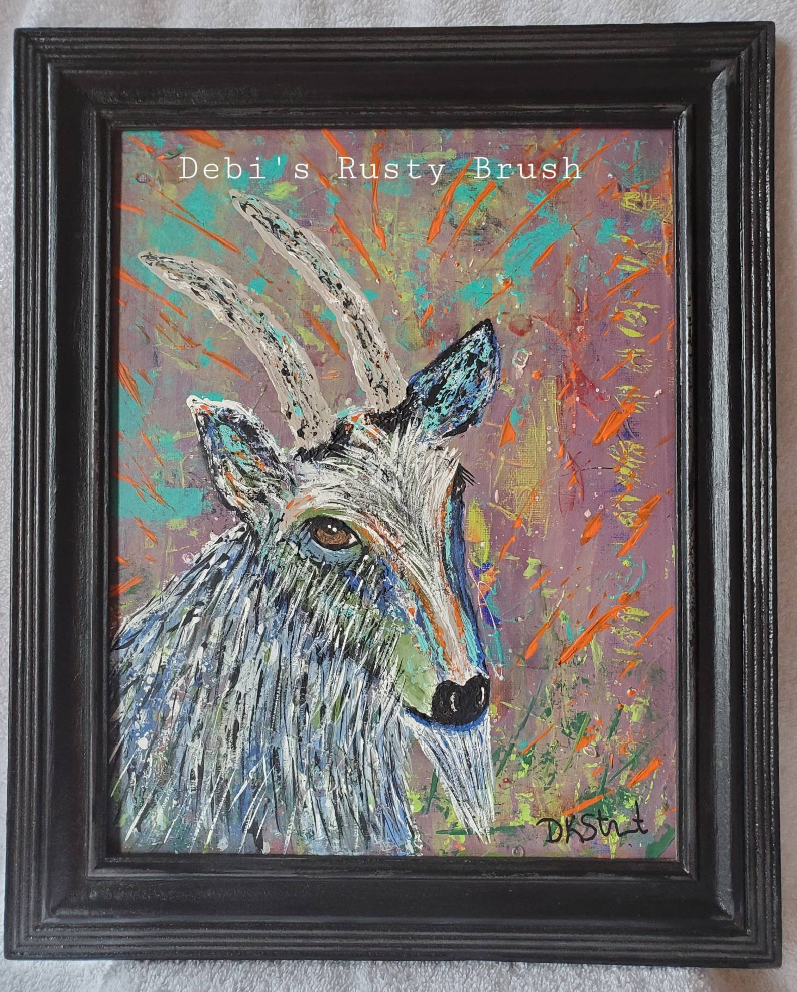 Billy, 11x14 Impressionist Goat, Farm Animal, Original Art. - Etsy