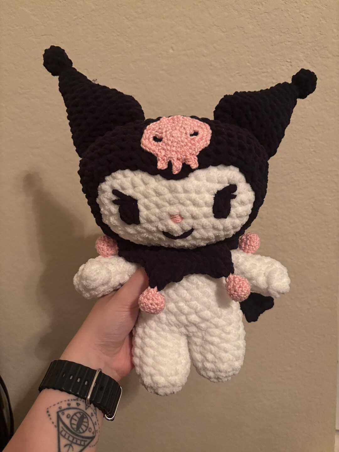 Goth Bunny Plush Amigurumi - Etsy
