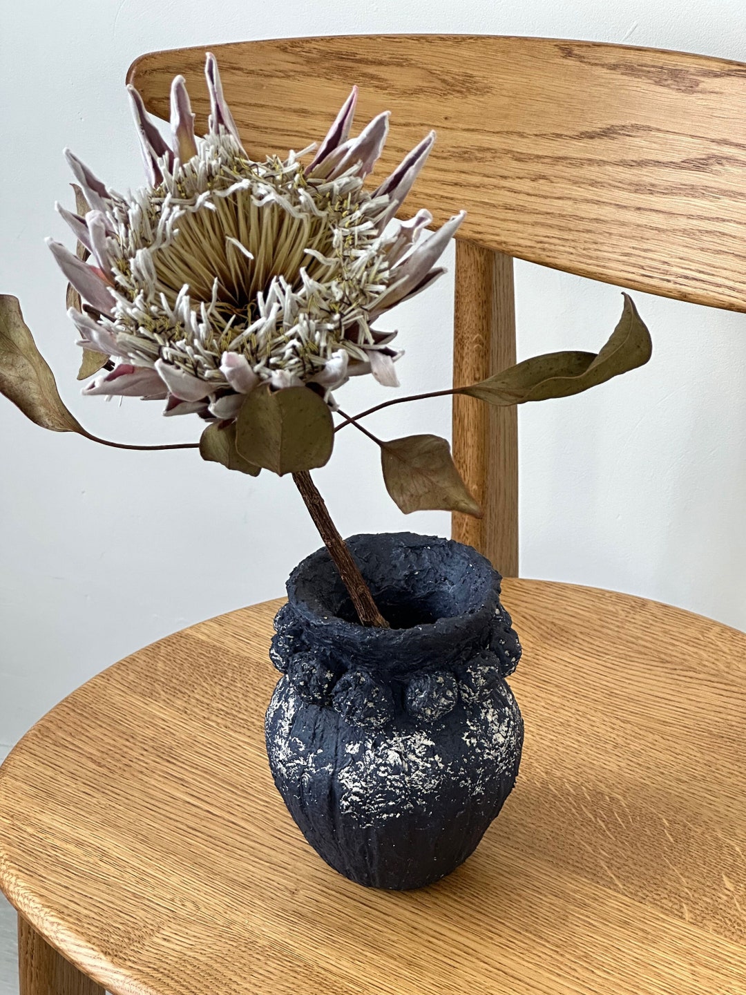 Papier-mâché Vase Handmade Paper Vase Eco-friendly Decor - Etsy