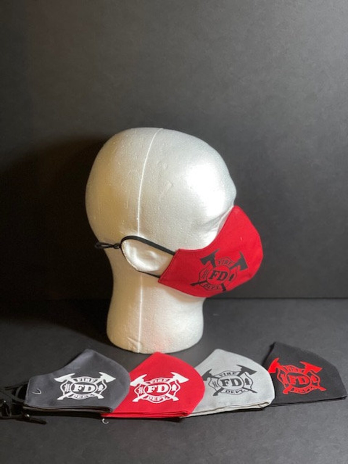 Firefighter Face Mask - Etsy