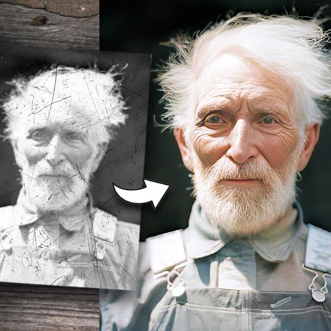 AI Photo Restoration: FREE Preview - Restore, Colorise, Repair, Old ...