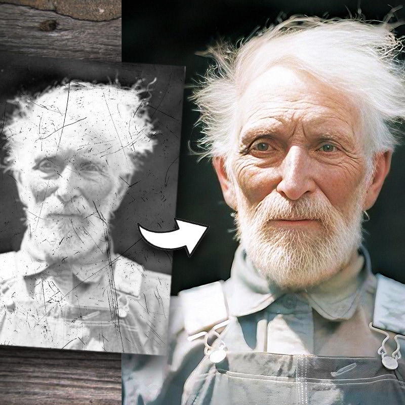 AI Photo Restoration: FREE Preview - Restore, Colorise, Repair, Old ...