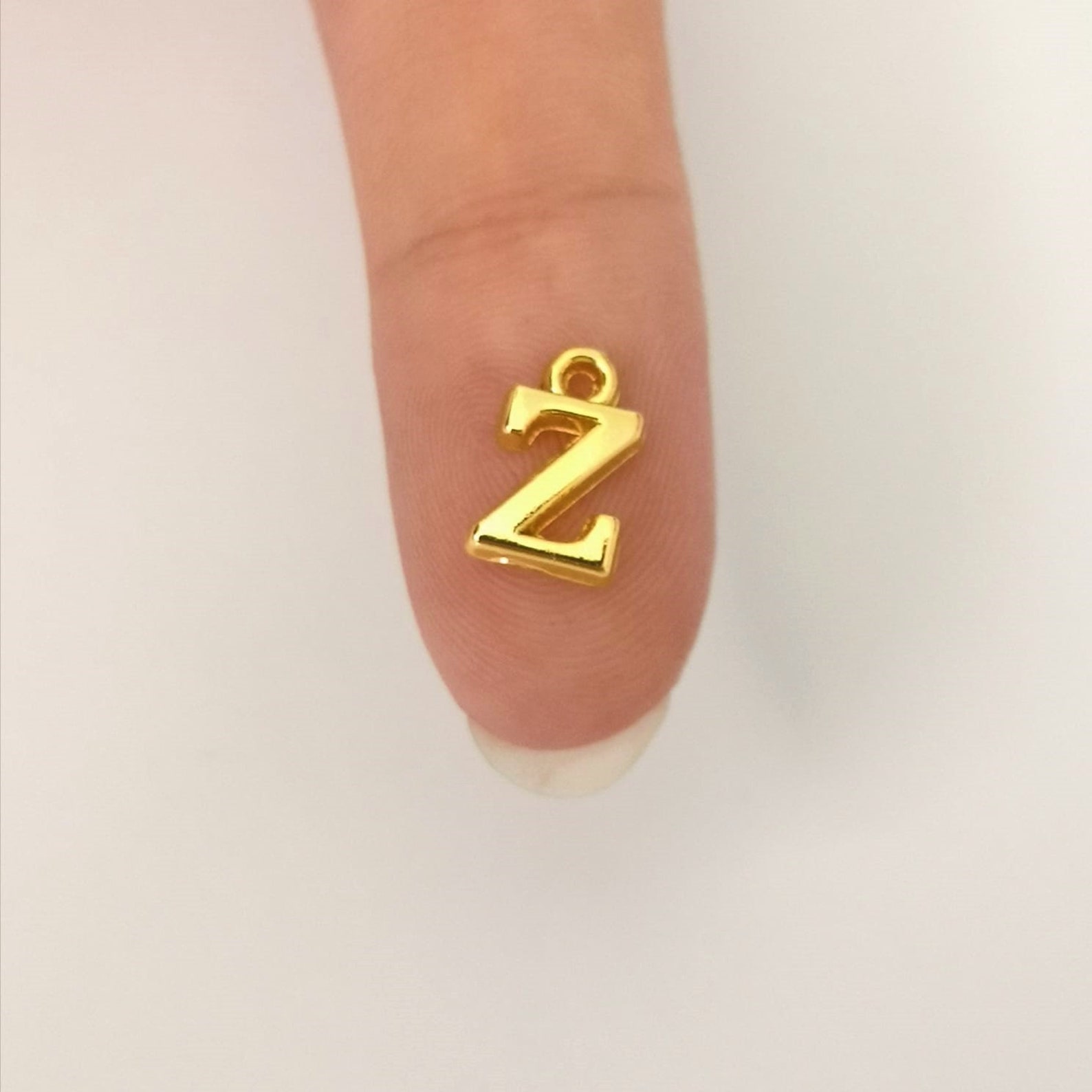 24kt Gold Plated Brass Initial Charms | Etsy