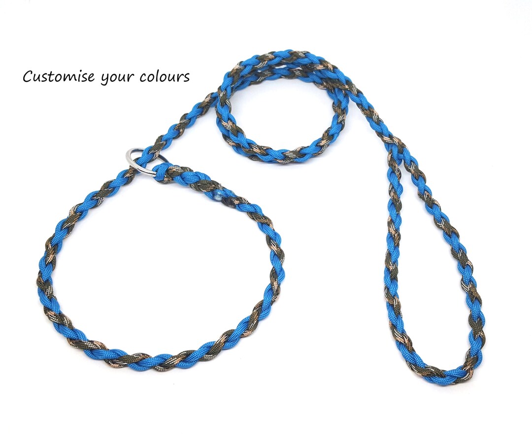 Customized Paracord Slip Leads, Dog Slip Leash, Slip Leads, Strong Slip ...