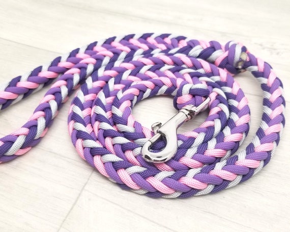 Braided Dog Leash 4ft Dog Lead Pet Leashes Paracord Leads | Etsy