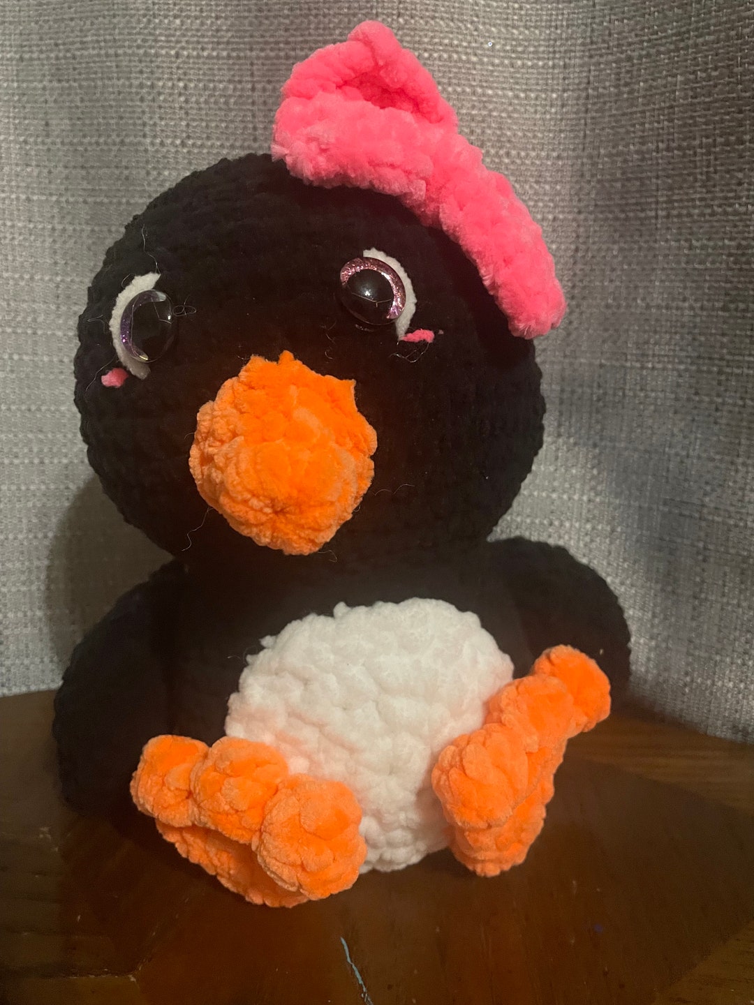 Polly the Penguin Lovie, Handmade and Crocheted - Etsy