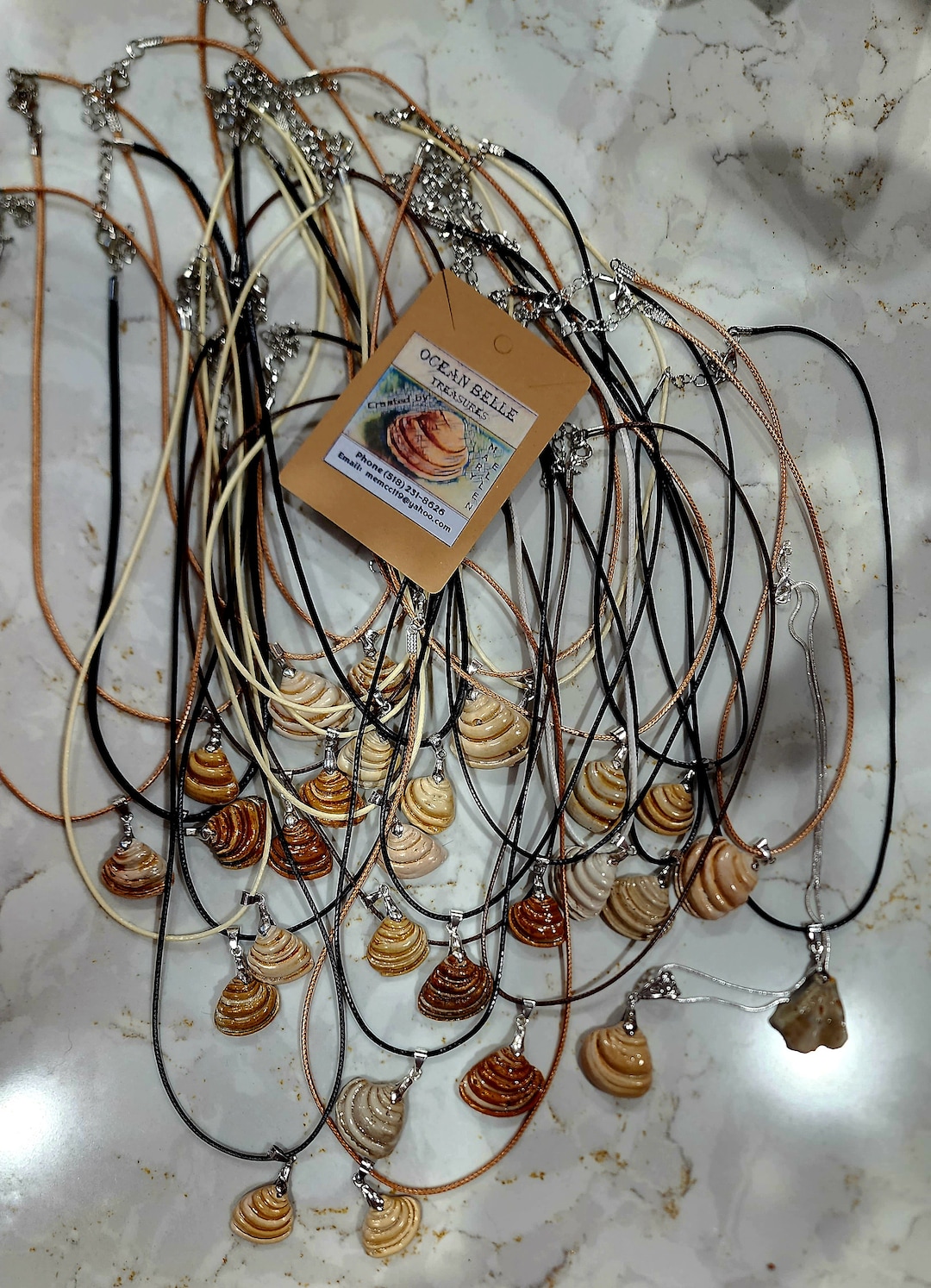 Pawleys Island Imperial Venus Shell Necklace - Etsy