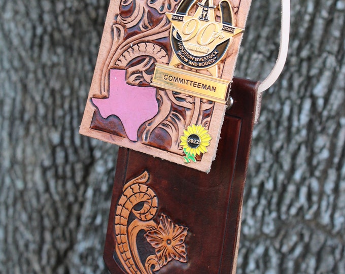 Rodeo Badge Holder - Etsy