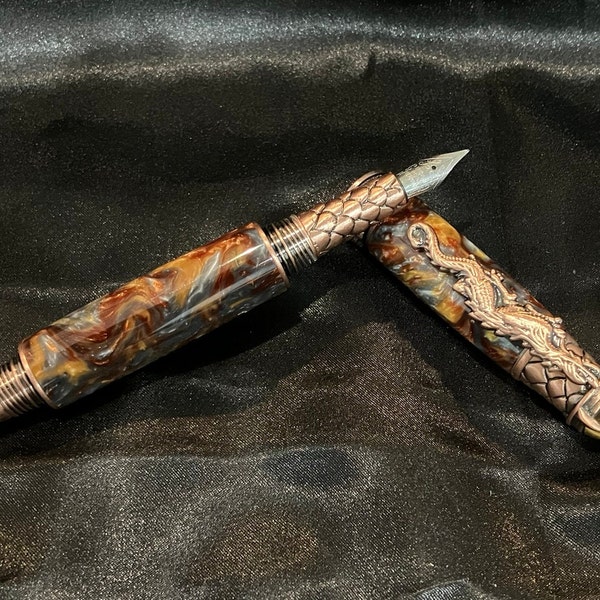 Copper Fountain Pen - Etsy