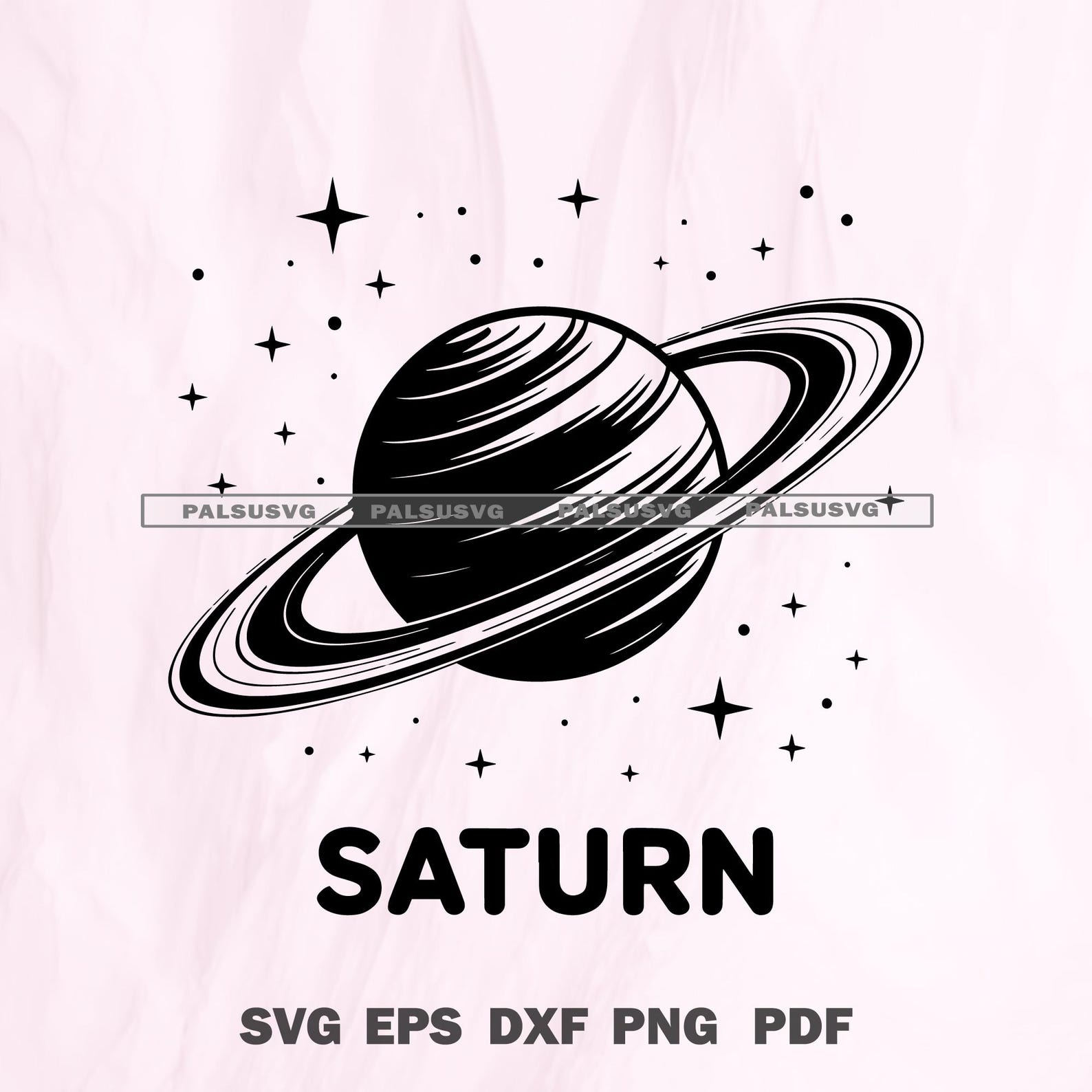 Saturn Planet SVG, Space Theme Vector Art (instant Download) - Etsy