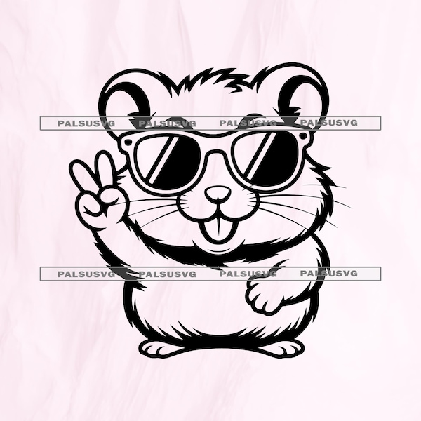 Peace Sign Hamster - Etsy
