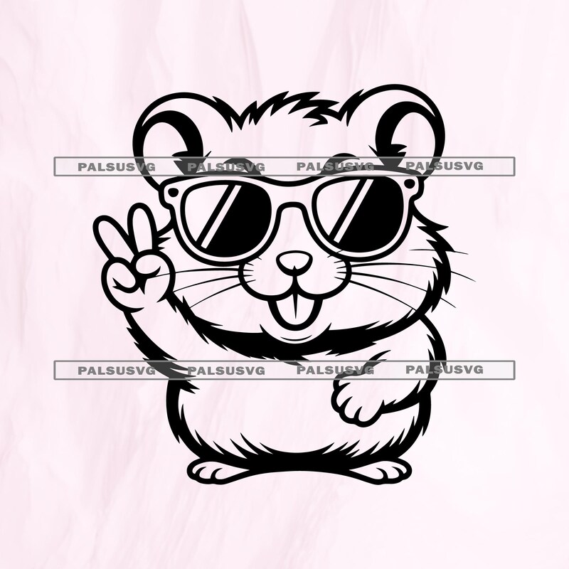 Peace Sign Hamster - Etsy