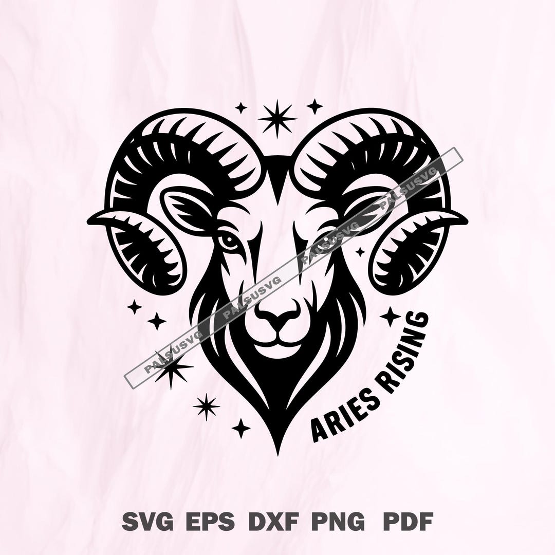 Aries Design Cut Files for Cricut & Silhouette | SVG, EPS, Dxf, PNG ...