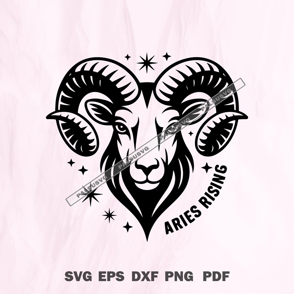 Aries Design Cut Files for Cricut & Silhouette | SVG, EPS, Dxf, PNG ...