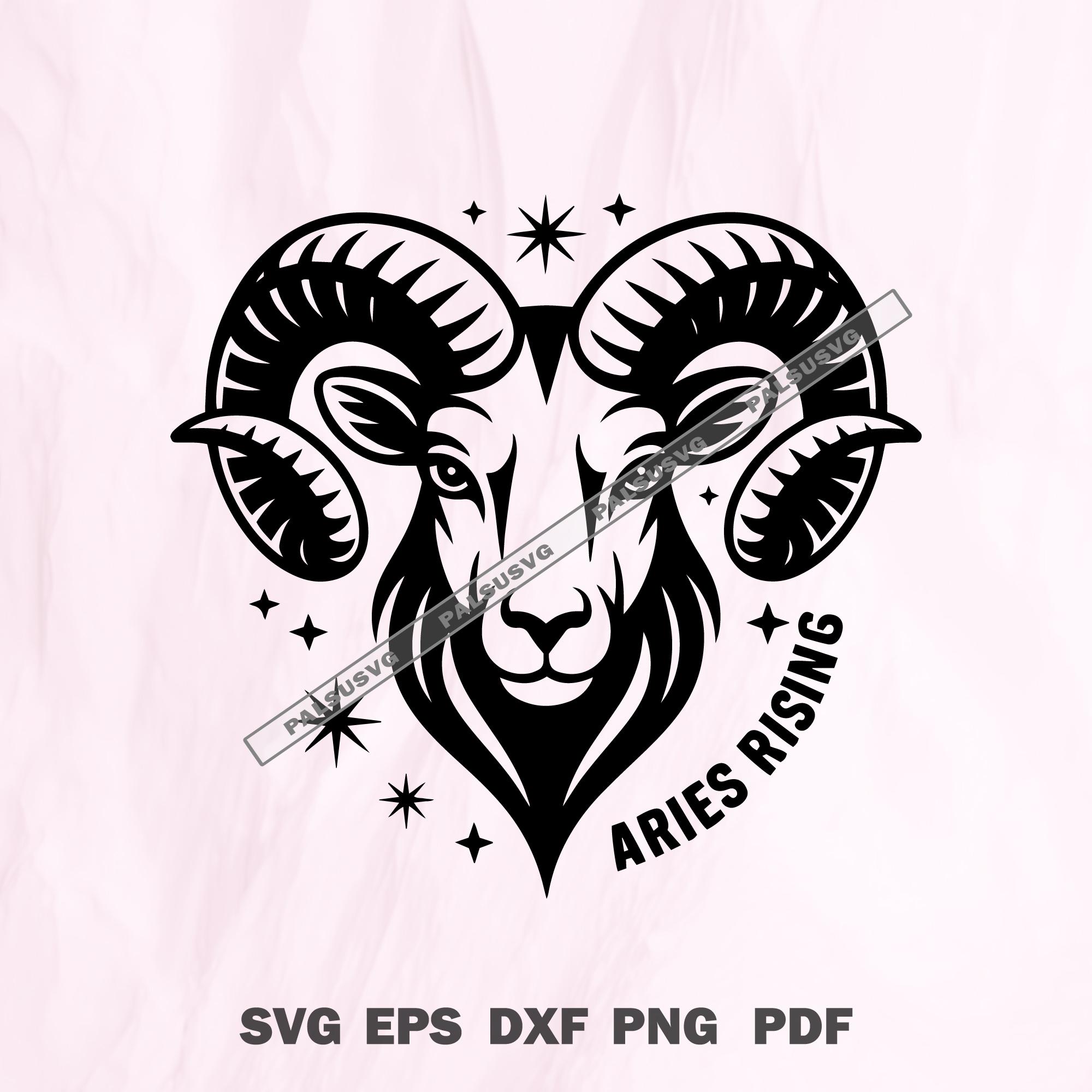 Aries Design Cut Files for Cricut & Silhouette | SVG, EPS, Dxf, PNG ...
