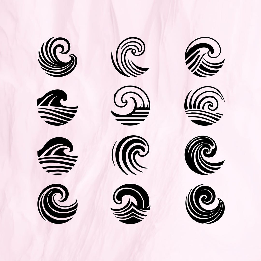 Ocean Wave Svg, Wave Clipart, Wave Svg, Wave Png, Wave Vector, Wave ...