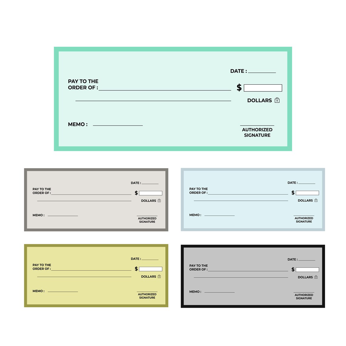 Blank Check Template Svg Cricut - Etsy