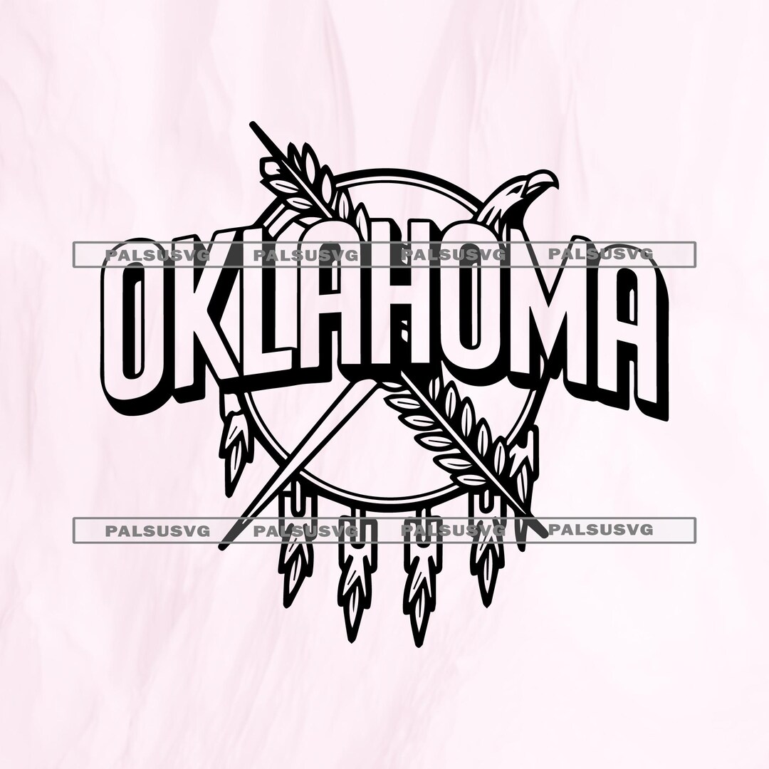Oklahoma Emblem SVG, Sooner State Pride, Osage Shield (digital Download ...