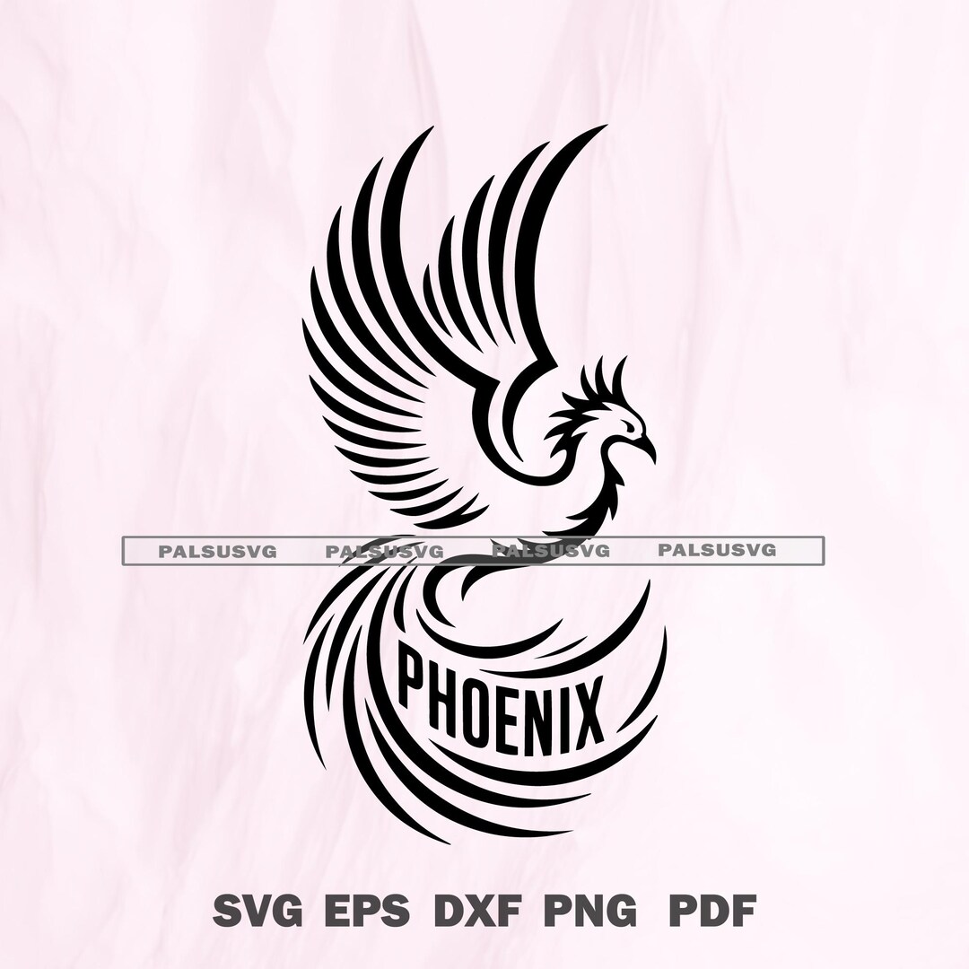 Phoenix SVG, Mythical Firebird Vector Cut File (instant Download) - Etsy