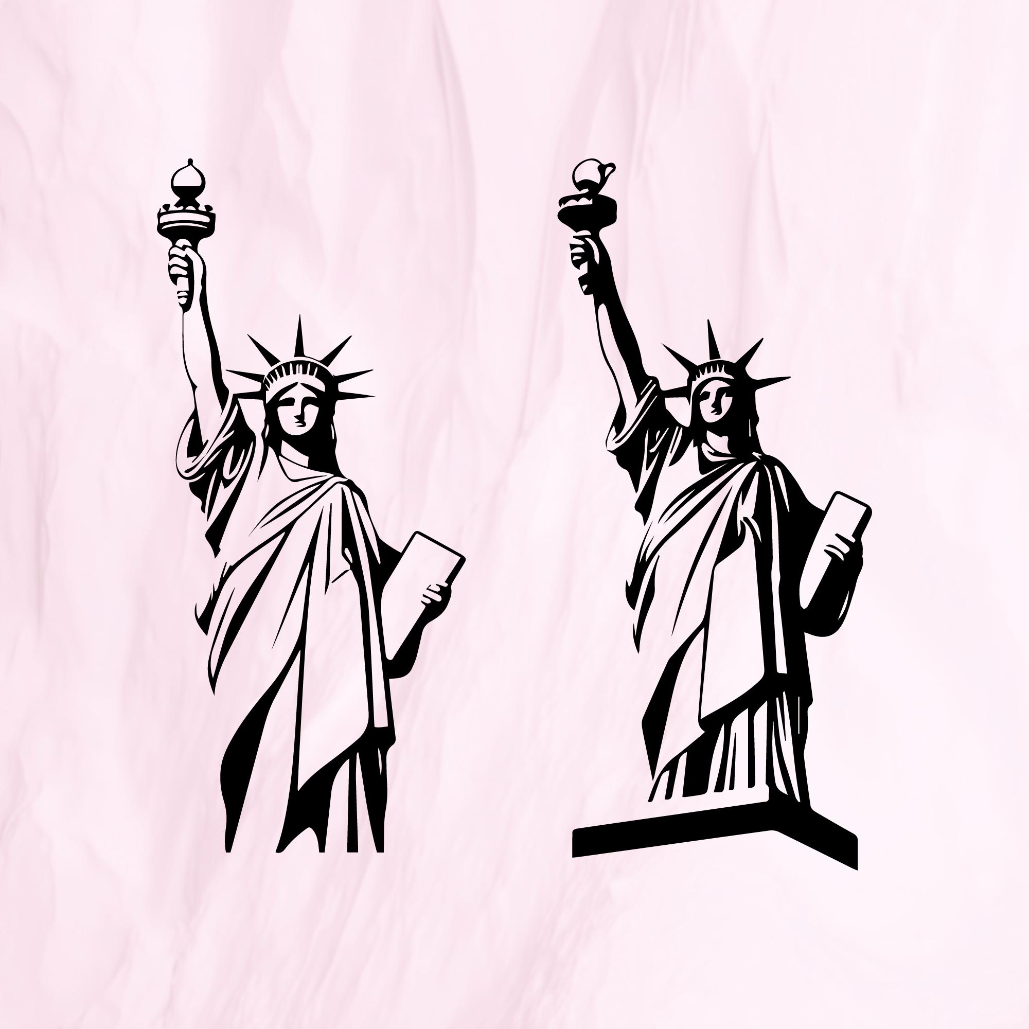 Statue of Liberty SVG, PNG, Vector Cut Files (digital Download) - Etsy