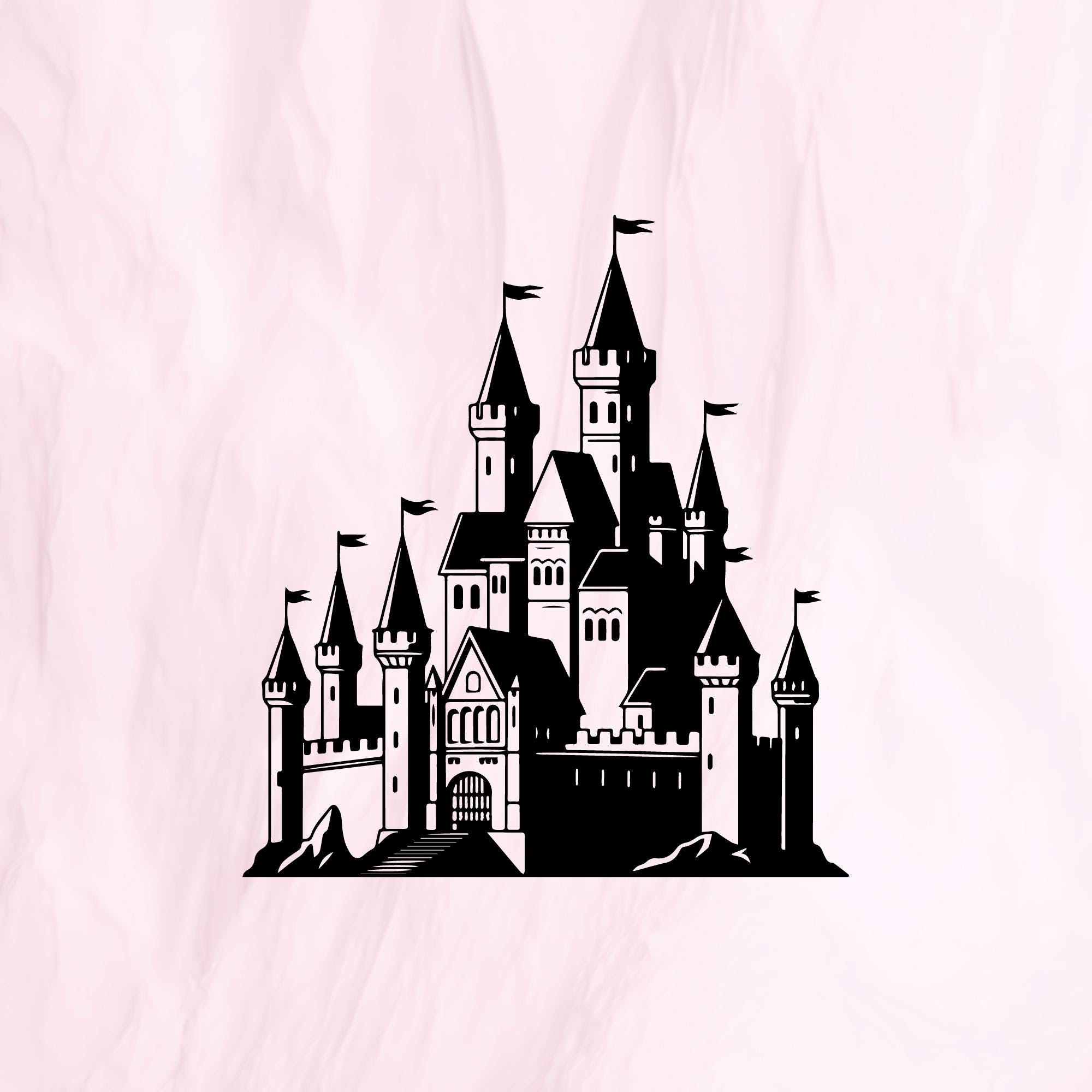 Castle Svg, Castle Vector, Castle Cricut, Castle Clipart, Castle ...