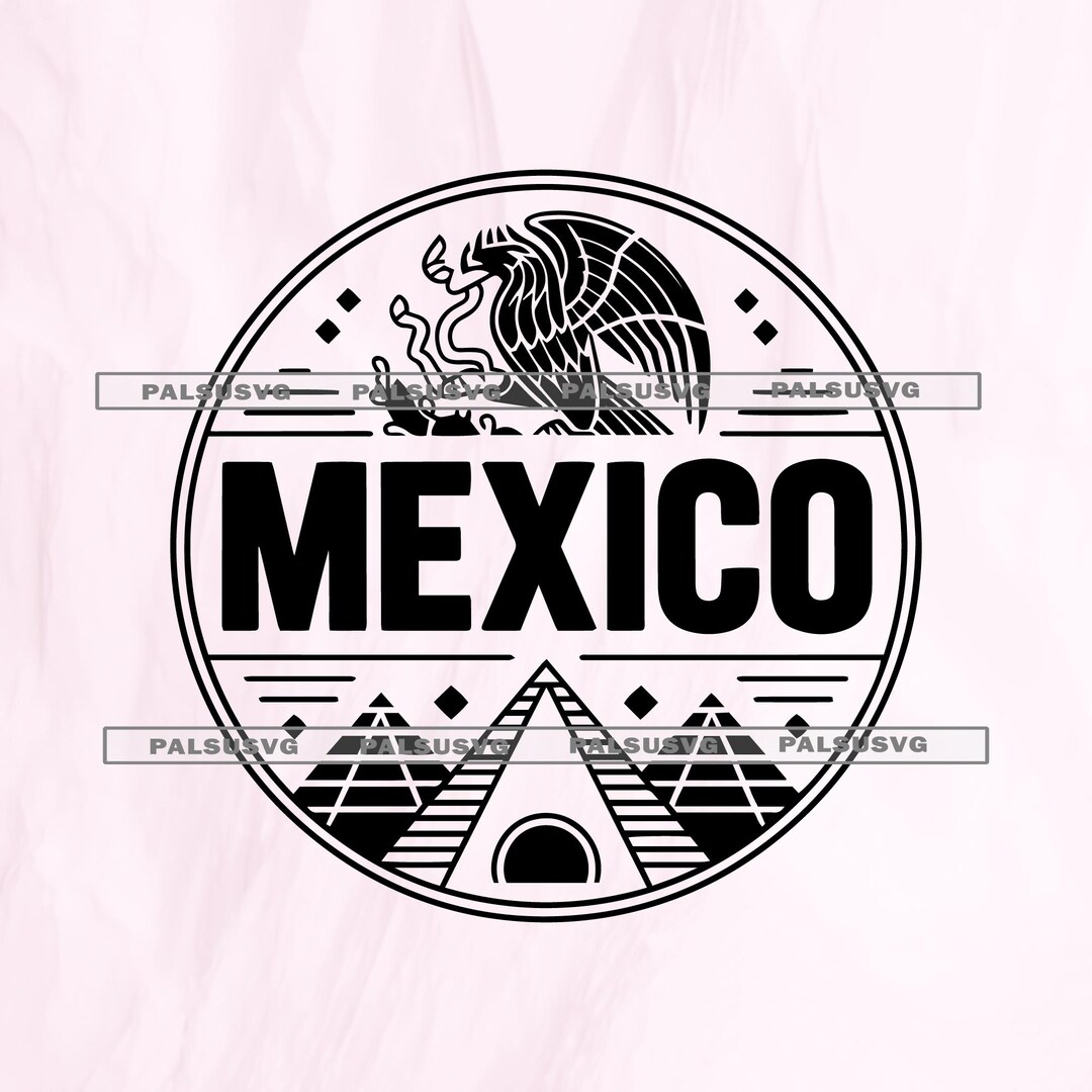 Mexico Eagle and Snake Emblem SVG, Aztec Art (digital Download) - Etsy