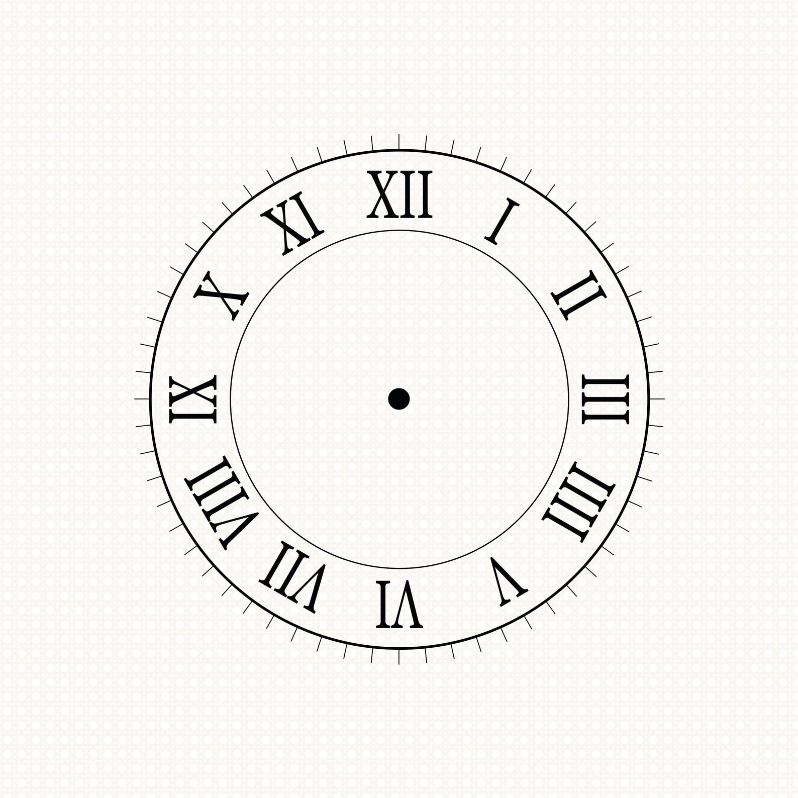 Clock Face Svg Cricut Clipart - Etsy